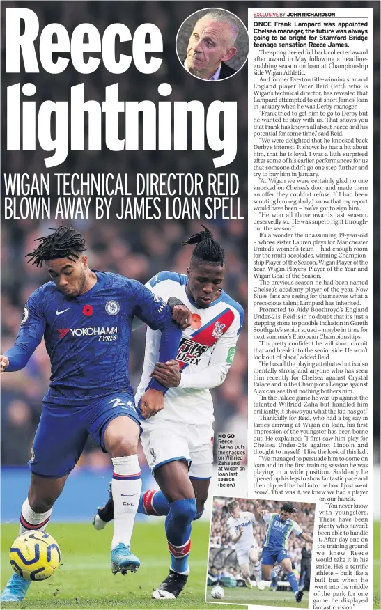 Reece Dhdfkhj lightning sdffddfs WIGAN TECHNICAL DIRECTOR REID BLOWN AWAY BY JAMES LOAN SPELL ...