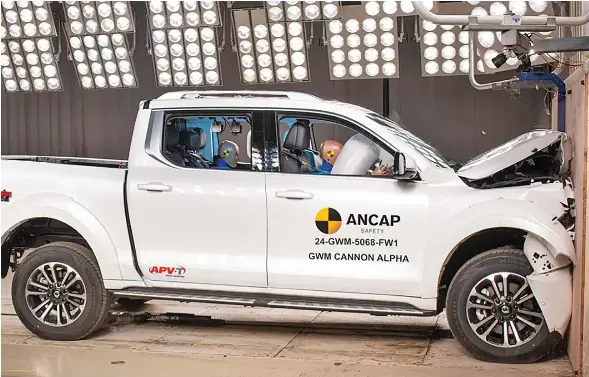 GWM Cannon Alpha nets five-star ANCAP crash-test result - PressReader