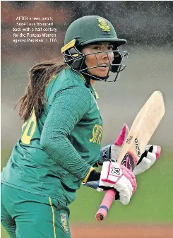 Luus embracing ‘extra pressure’ in T20 decider - PressReader