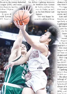 JD Cagulangan excited to play in KBL - PressReader