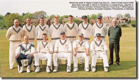 Gone, but the spirit lives on ... fond memories of Tipton Cricket Club ...
