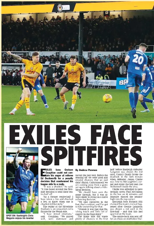 EXILES FACE REPLAY AS SPITFIRES FIGHT BACK - PressReader