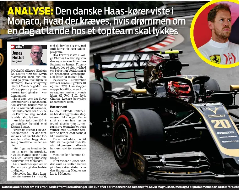 DEBRIEFING FRA MONACO: KEVIN PÅ FERRARIMIS­SION - PressReader