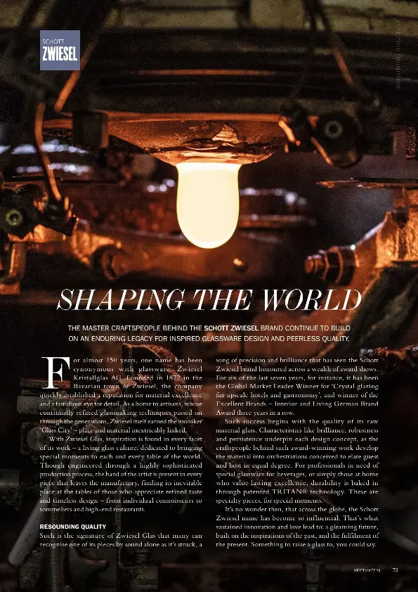 SHAPING THE WORLD - PressReader