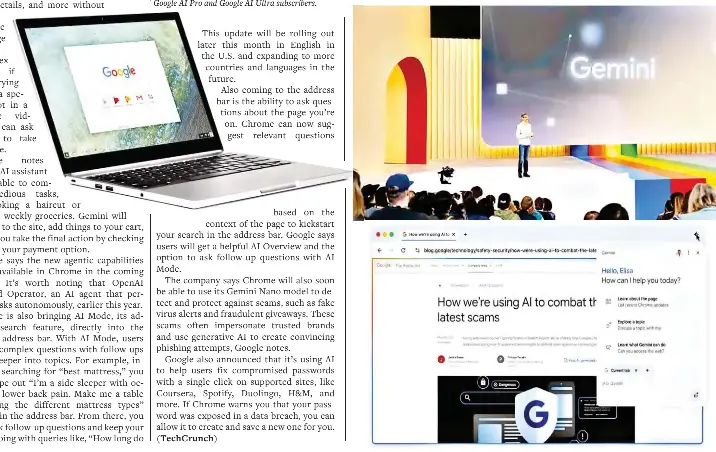 Google brings Gemini in Chrome to US users - PressReader