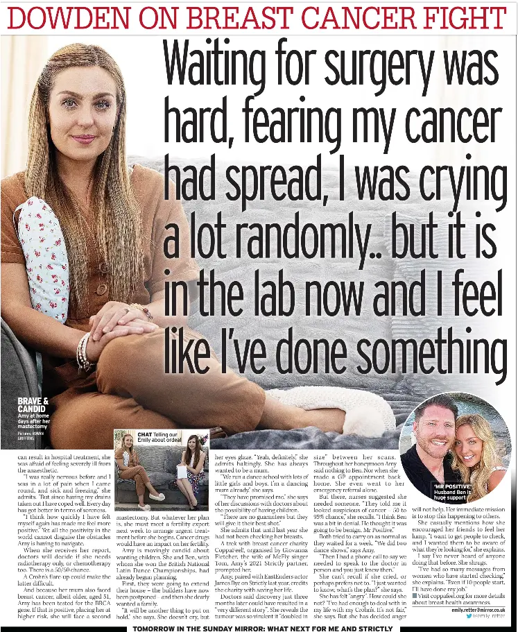 Waiting for surgery was hard, fearing my cancer had spread, I was crying a lot randomly.. but it ...