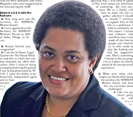 Radrodro Open to Help After Resignatio­n - PressReader