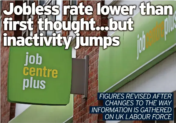 Jobless rate lower than first thought...but inactivity jumps - PressReader