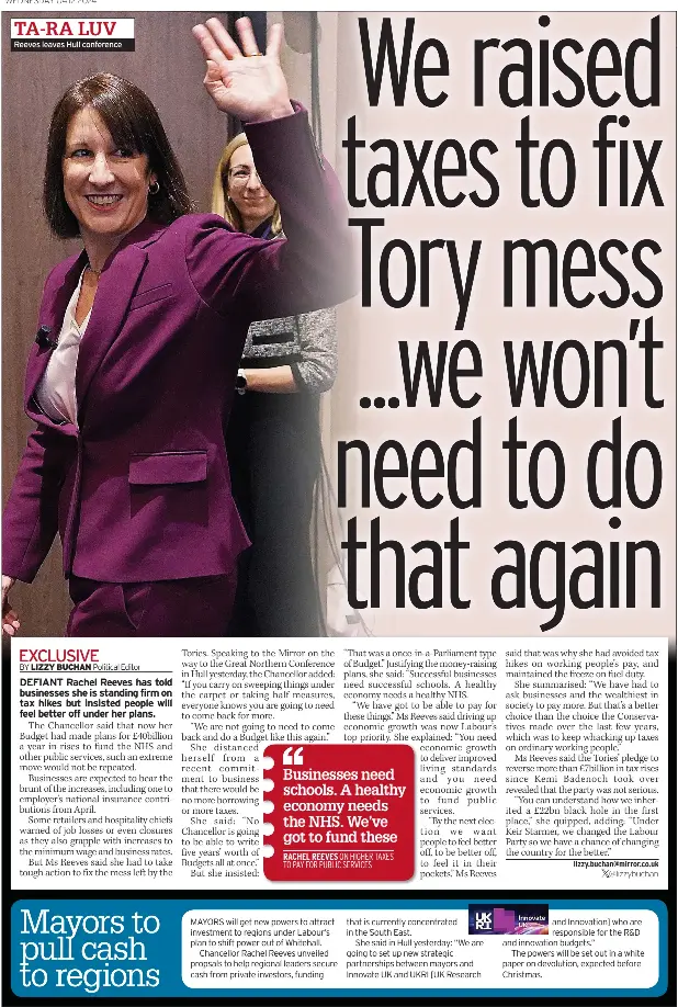 We raised taxes to fix Tory mess ...we won’t need to do that again - PressReader
