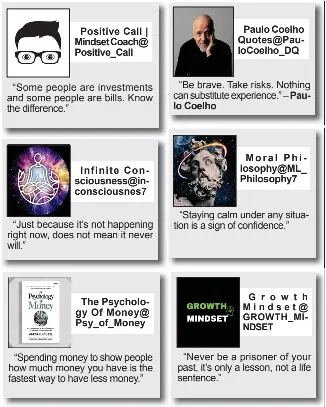 YOUR MOTIVATION­AL TWEETS - PressReader