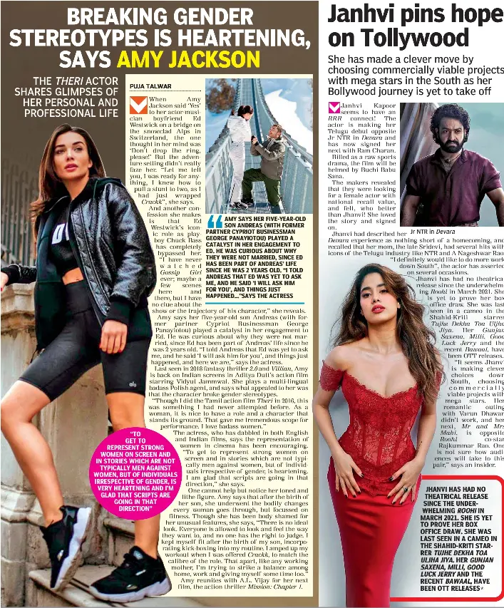 BREAKING GENDER STEREOTYPE­S IS HEARTENING, SAYS AMY JACKSON - PressReader