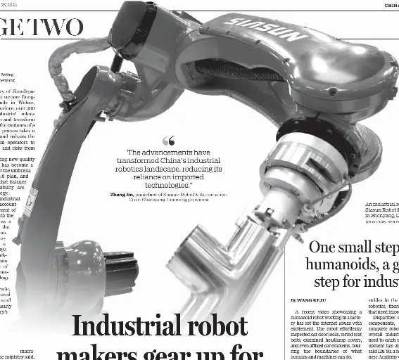 Industrial robot makers gear up for global expansion - PressReader