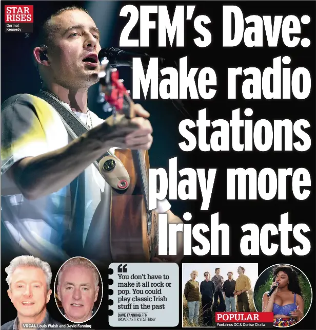 2FM’S Dave: Make radio stations play more Irish acts - PressReader