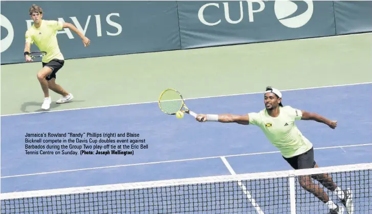 Jamaica demoted to Group Three of Davis Cup competitio­n - PressReader