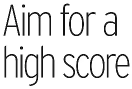Aim for a high score - PressReader