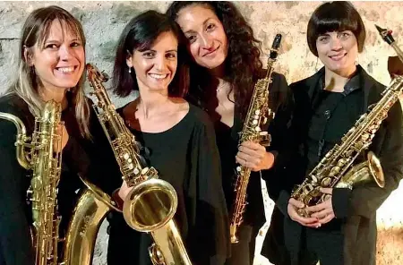Levico, sinfonia di sassofoni tutta al femminile - PressReader
