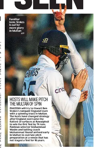 HOSTS WILL MAKE PITCH THE MULTAN OF SPIN - PressReader