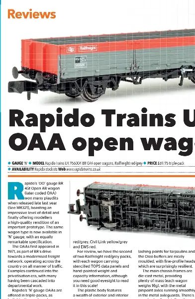 Rapido Trains UK BR OAA open wagons - PressReader