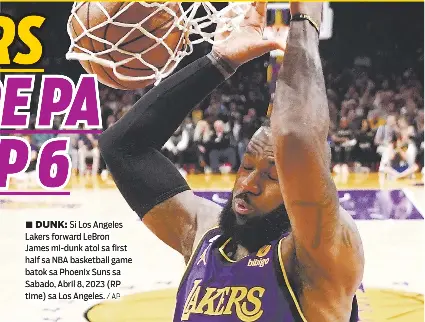 LAKERS PWEDE PA SA TOP 6 - PressReader
