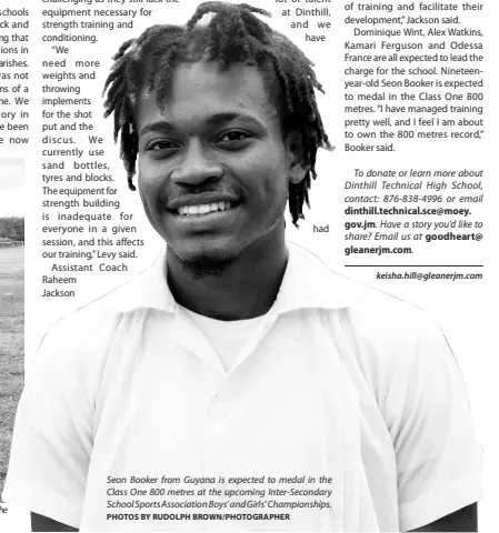 Dinthill Technical hoping to improve track and field programme ...