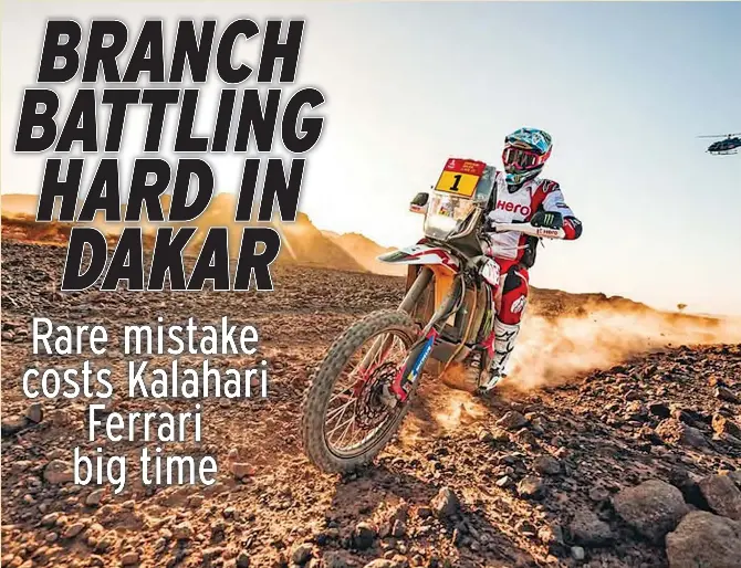 BRANCH BATTLING HARD IN DAKAR - PressReader