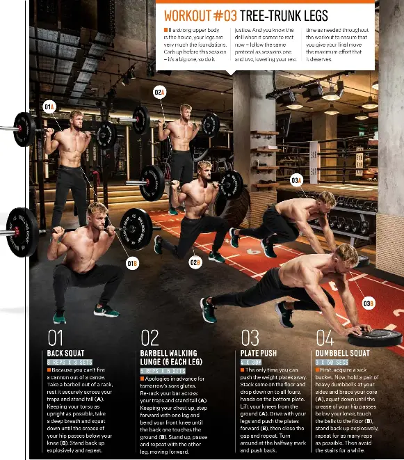 WORKOUT #03 TREE-TRUNK LEGS - PressReader