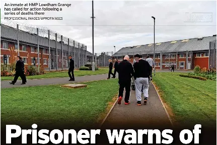 Prisoner warns of ‘deplorable’ state of prison and fears even more deaths - PressReader