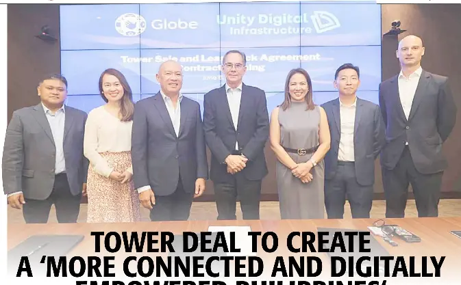 TOWER DEAL TO CREATE A ‘MORE CONNECTED AND DIGITALLY EMPOWERED PHILIPPINE­S‘ - PressReader