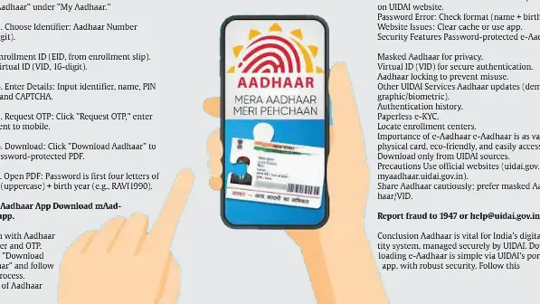 How To Download Aadhaar Card Online: Step-By-Step Guide - PressReader
