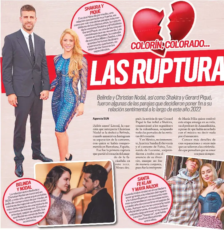 LAS RUPTURA S MÁS SONADAS - PressReader