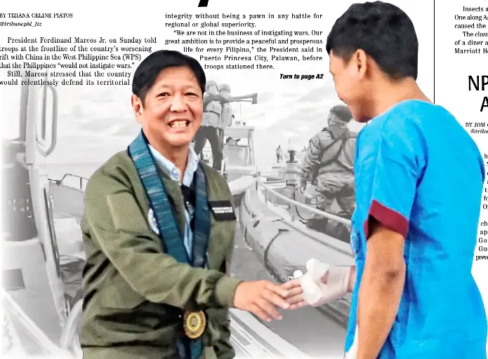 Phl not instigatin­g wars, says Marcos - PressReader