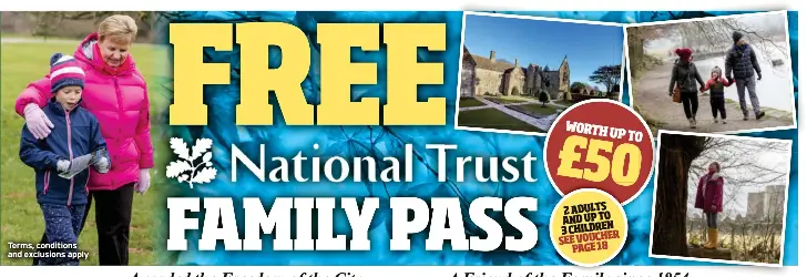 FREE FAMILY National Trust PASS - PressReader