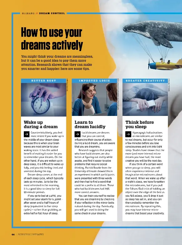 How to use your dreams actively - PressReader