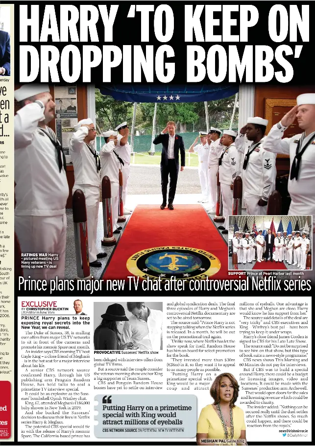 HARRY ‘TO KEEP ON DROPPING BOMBS’ - PressReader