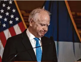 Fall of Minnesota’s Walz as fast as his rise - PressReader