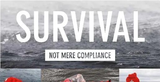 THE MOST ADVANCED COLD-WATER SURVIVAL SUIT AVAILABLE - PressReader