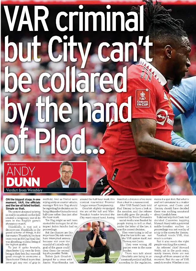 VAR criminal but City can’t be collared by the hand of Plod... - PressReader