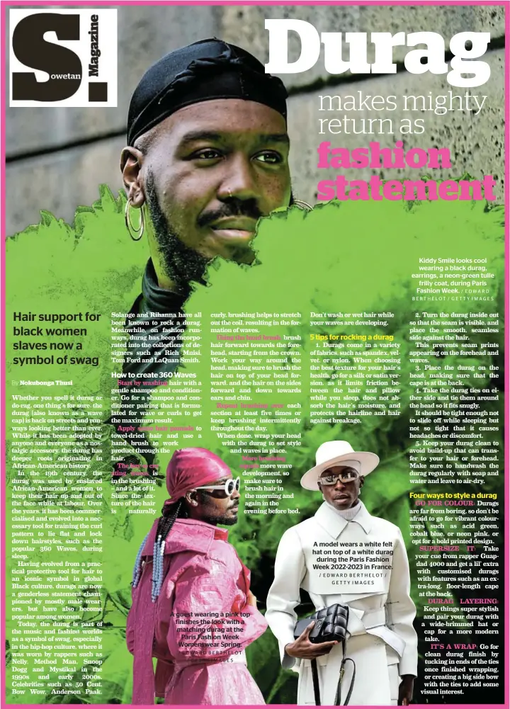 Durag makes mighty return as fashion statement - PressReader