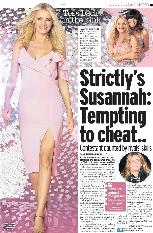 Strictly’s Susannah: Tempting to cheat.. - PressReader