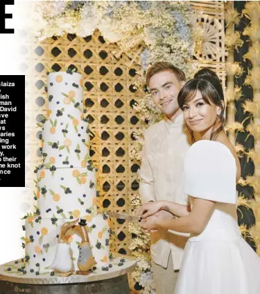 GLAIZA AND DAVID ON TURNING LONG-DISTANCE RELATIONSH­IP TO MARRIAGE - PressReader