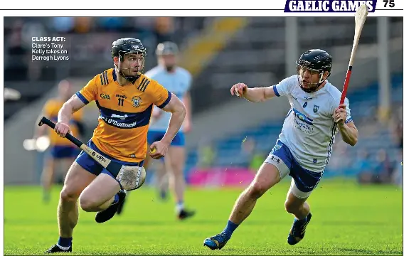 Kelly leads line in Déise’s endgame - PressReader