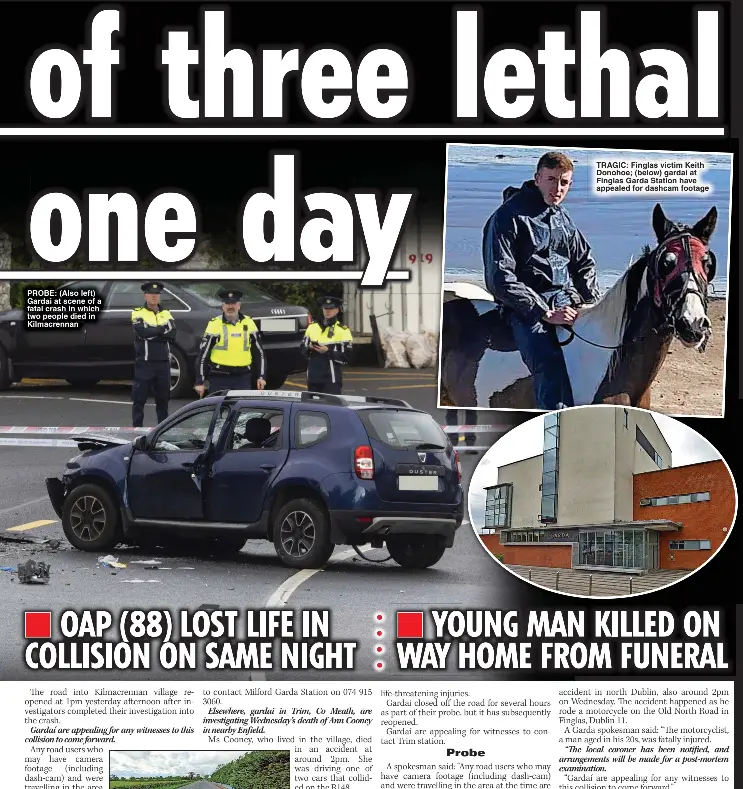 Of three lethal one day - PressReader