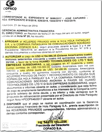 Vox desangra a Copaco con su millonaria deuda - PressReader