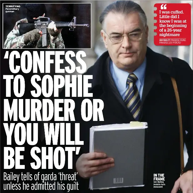 ‘CONFESS TO SOPHIE MURDER OR YOU WILL BE SHOT’ - PressReader