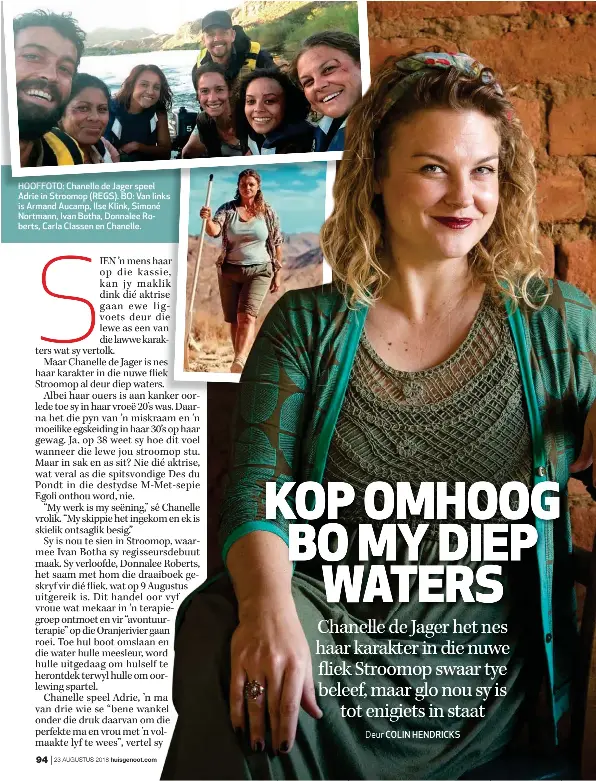 Chanelle vertel oor eie diep waters - PressReader