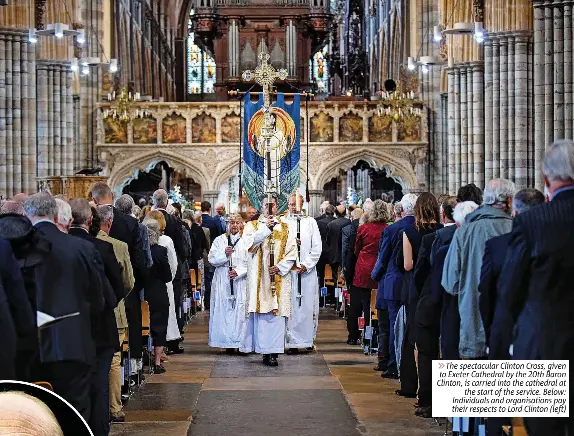 Lord Clinton, ‘a remarkable man, father and grandfathe­r’, laid to rest ...