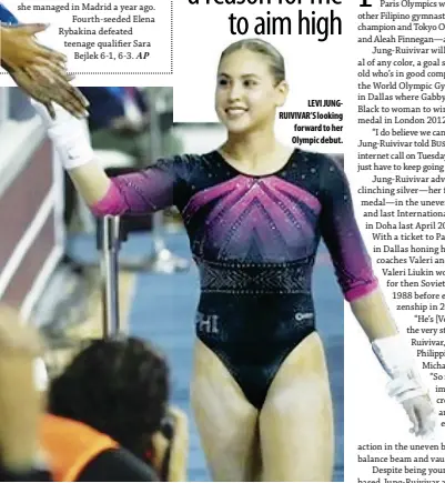 Levi: There’s a reason for me to aim high - PressReader