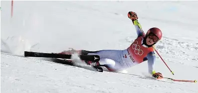 Mikaela Shiffrin crashes out of giant slalom - PressReader