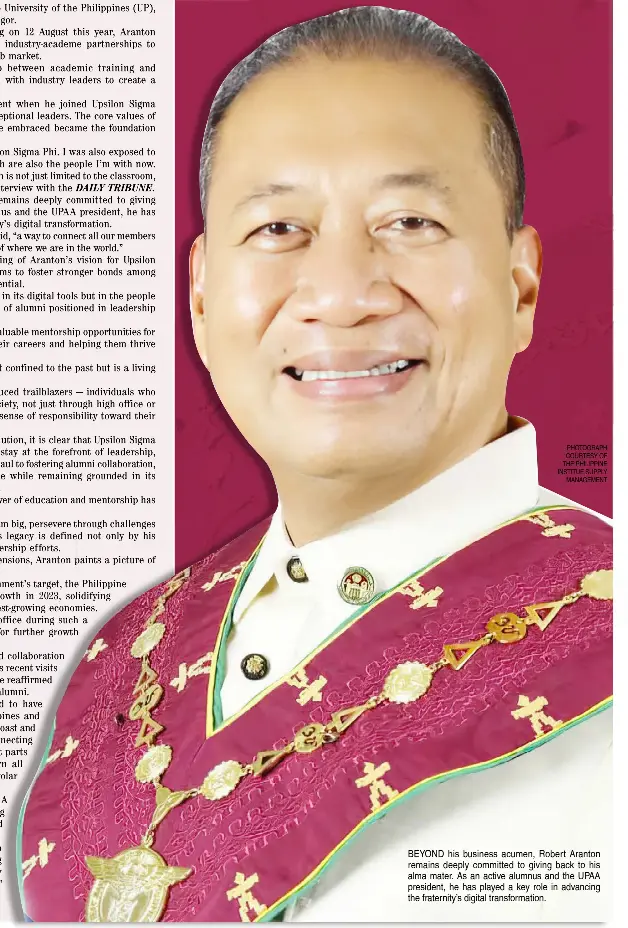 A LEADER’S LEGACY: ROBERT ARANTON - PressReader