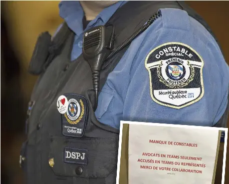 La cour en manque de constables spéciaux - PressReader